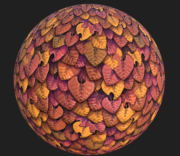 Meghan Connor - Stylized Leaves Substance