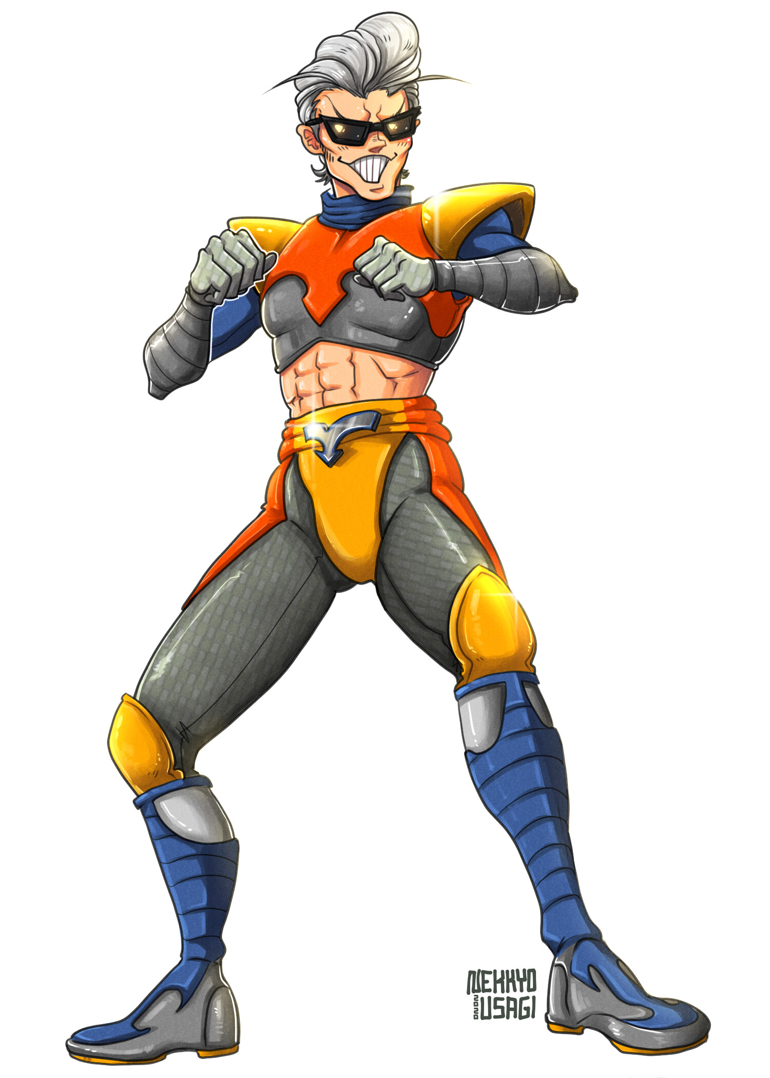 Nekkyo Usagi - Human / Gijinka Re-design - JET JAGUAR