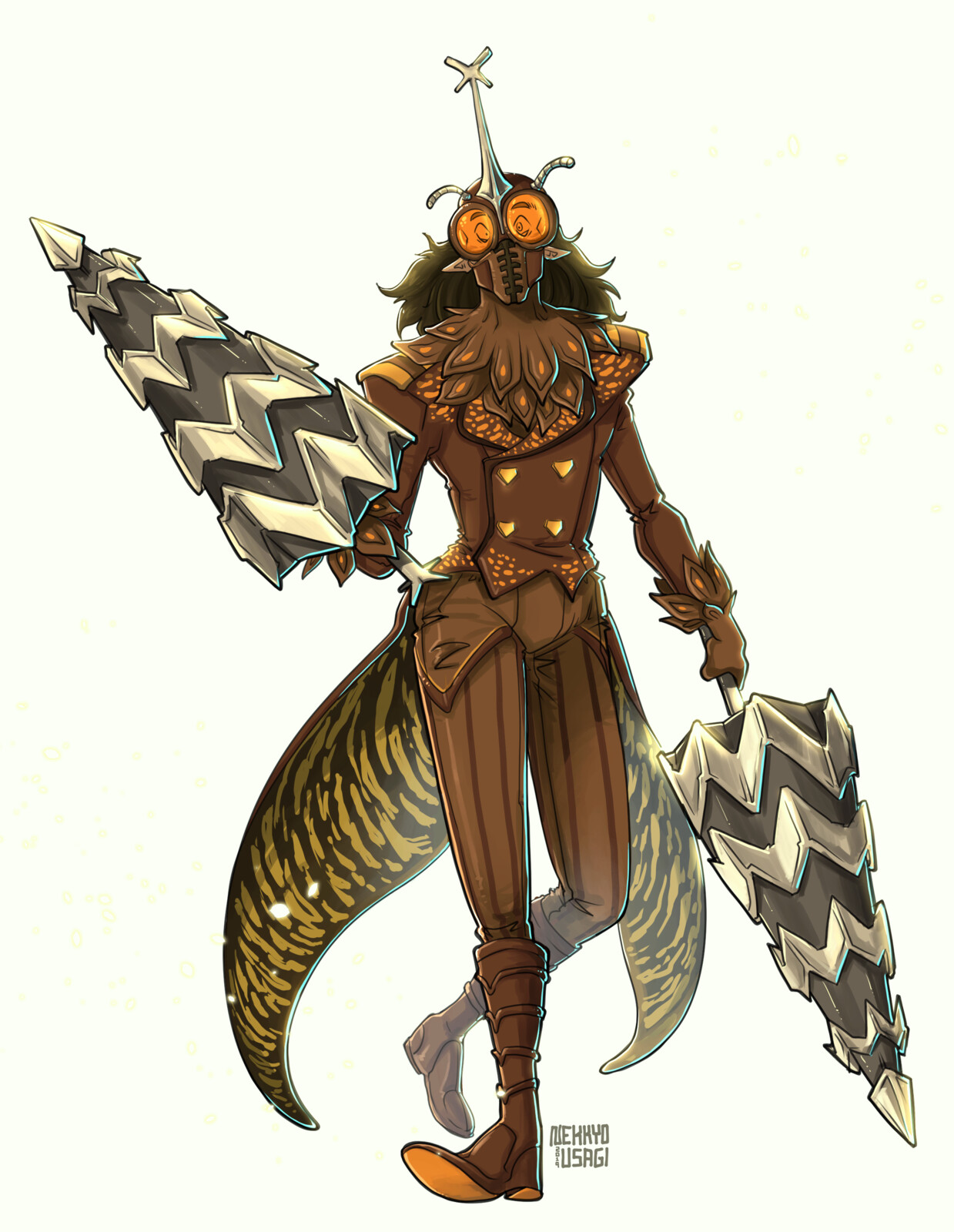 Nekkyo Usagi - Human / Gijinka Re-design - MEGALON