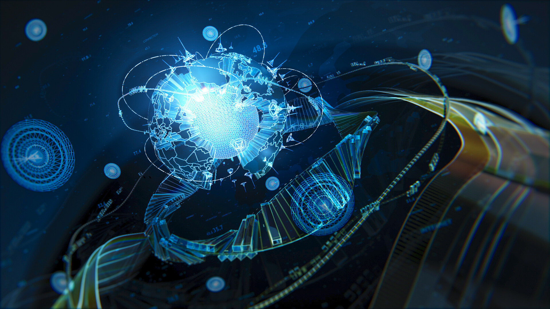 ArtStation - Glass globe composition - AE & C4D