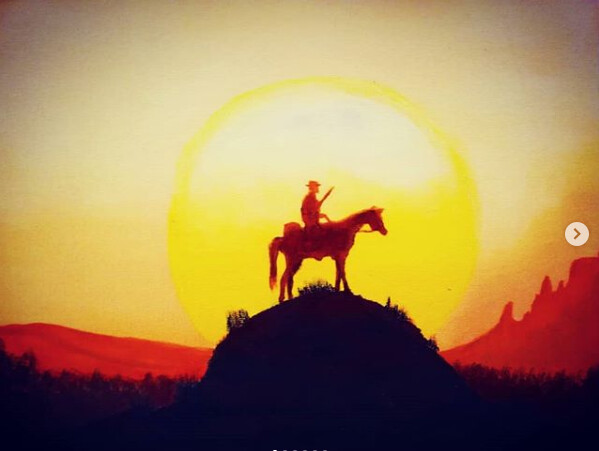 ArtStation - Red Dead Redemption Painting