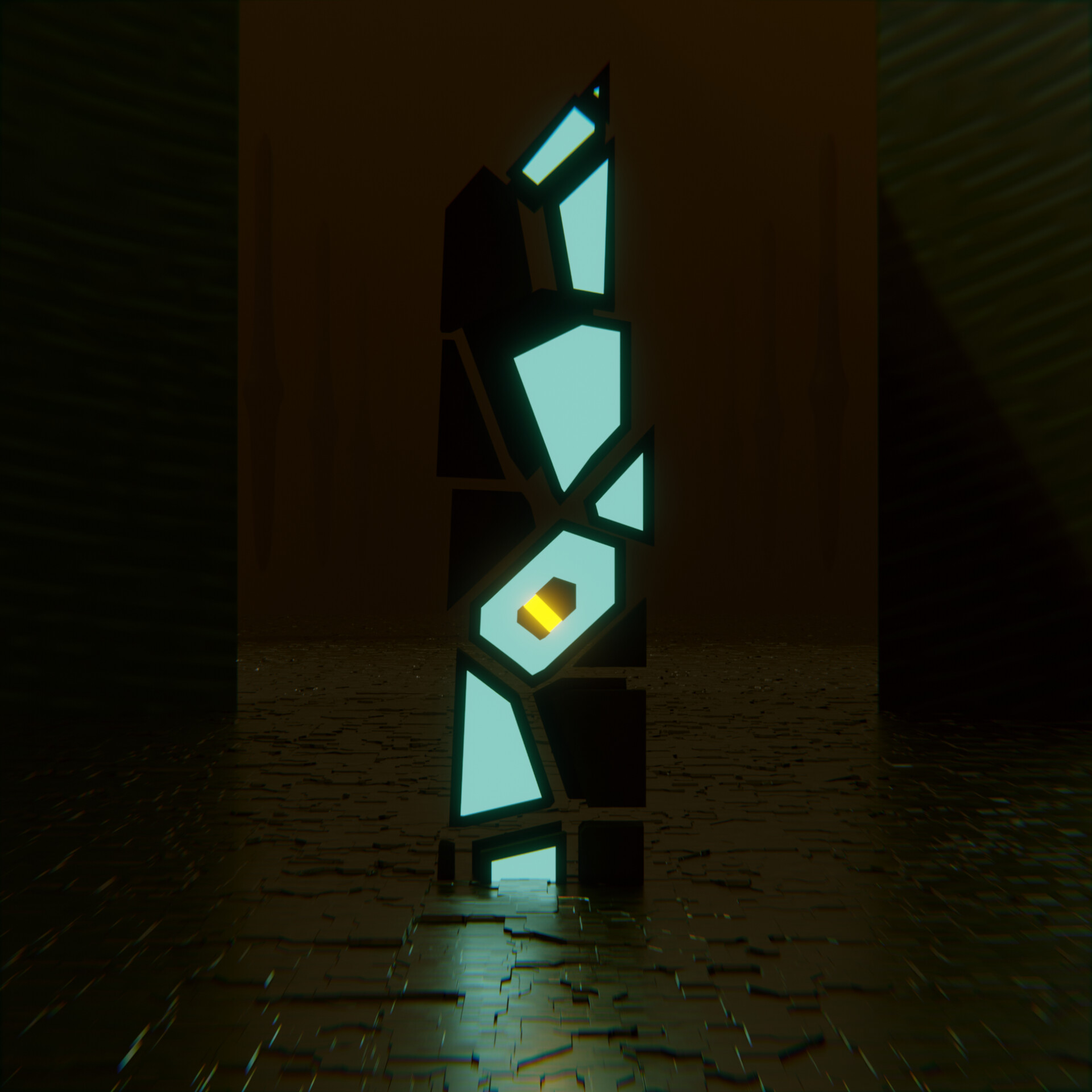 ArtStation - Shattered Artifact (daily render-day 24)