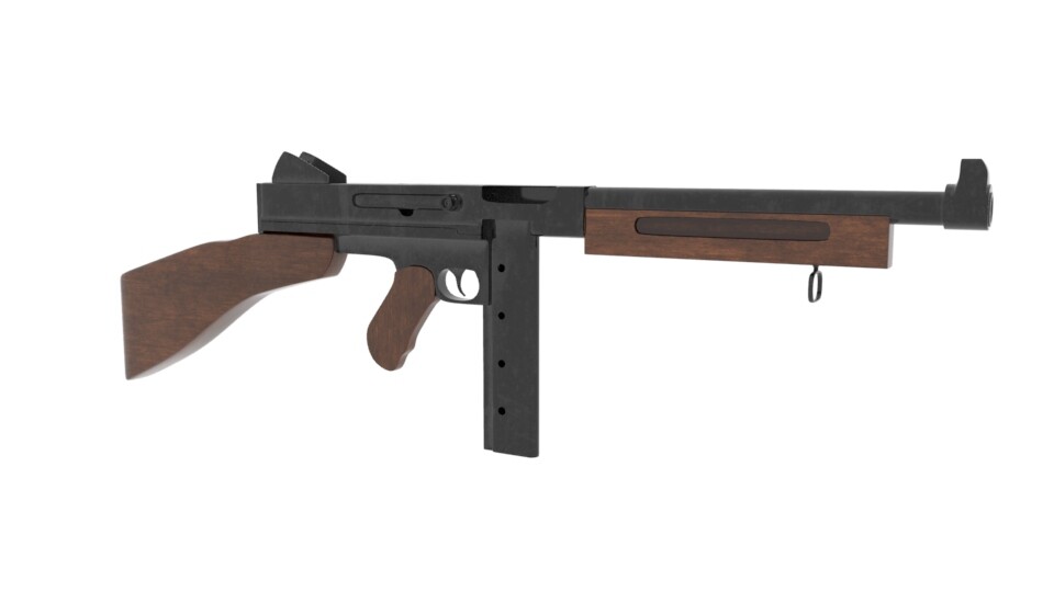 ArtStation - M1 Thompson SMG