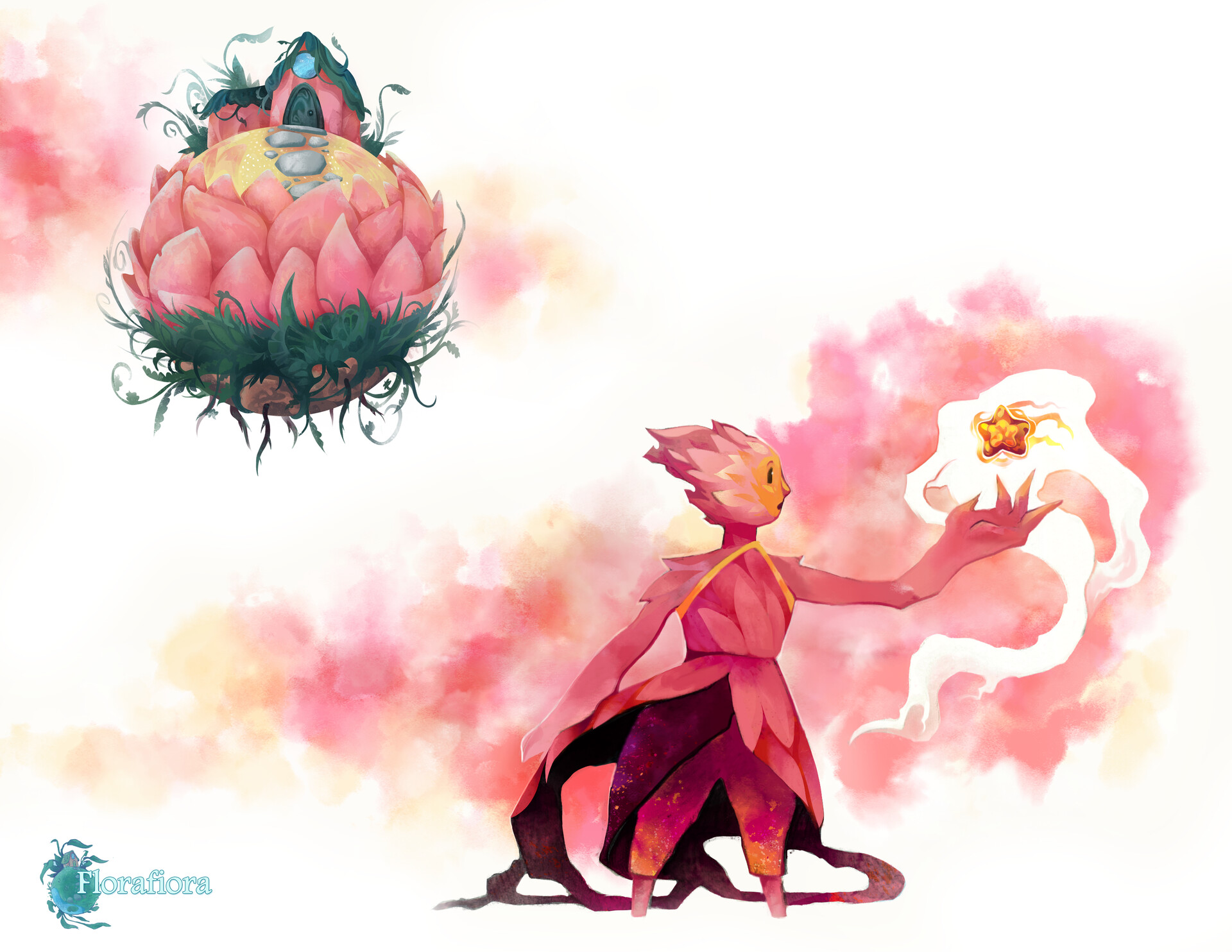 ArtStation - Spring - Florafiora character art