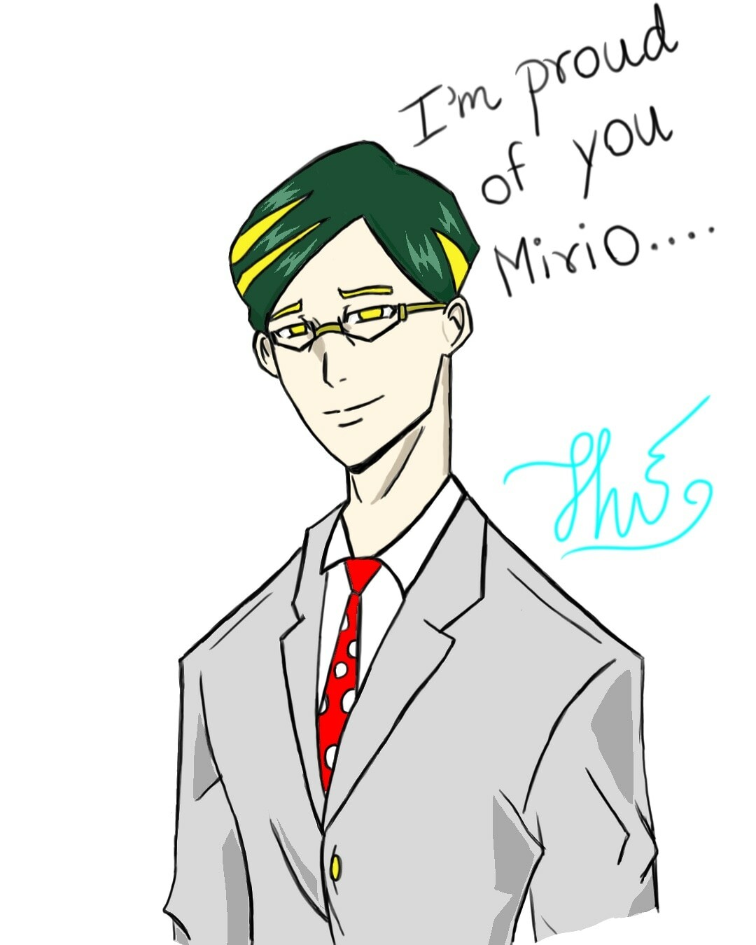 ArtStation - Sir Nighteye from My heroacademia