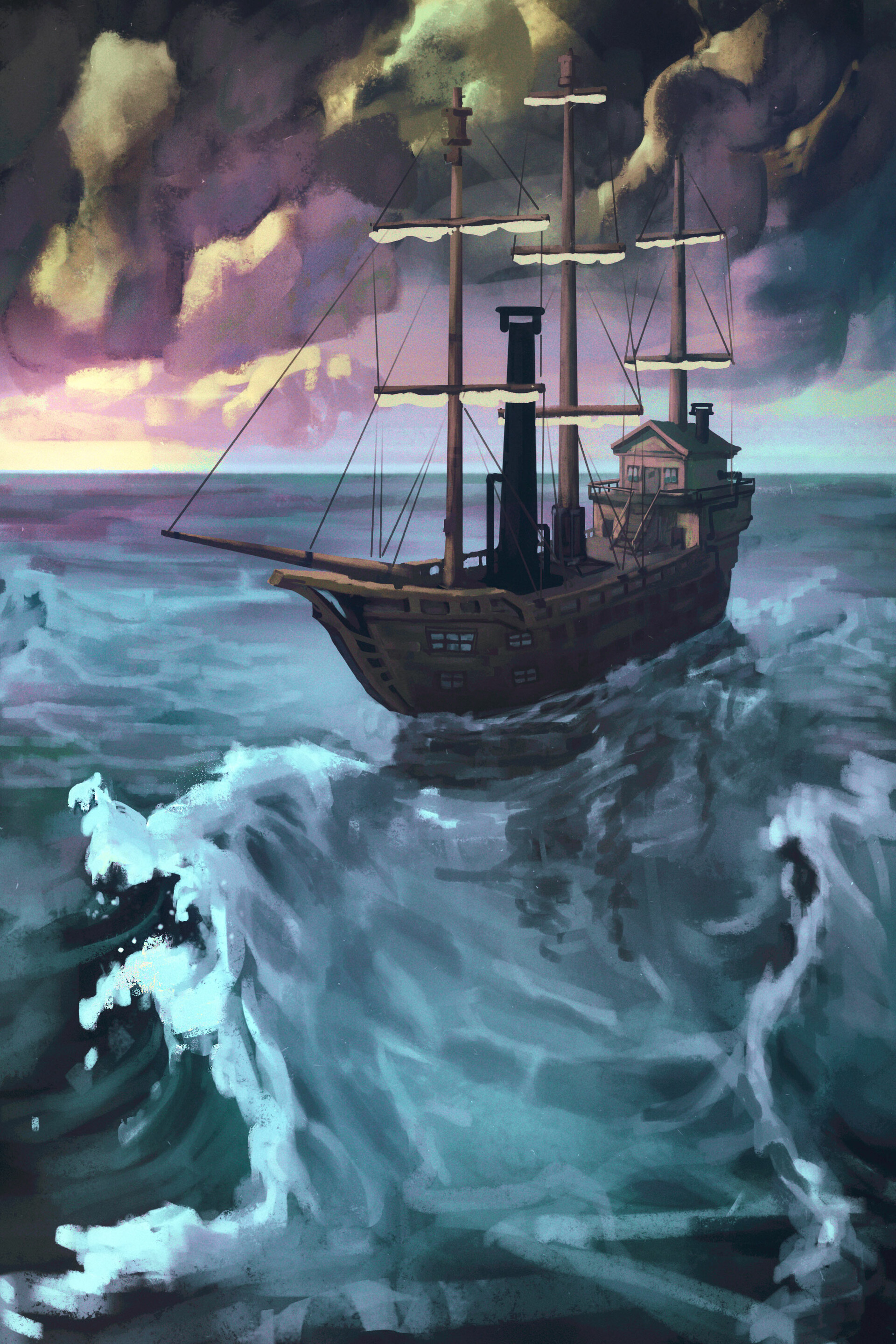 ArtStation - Ordinary ship, Fairy Yuri