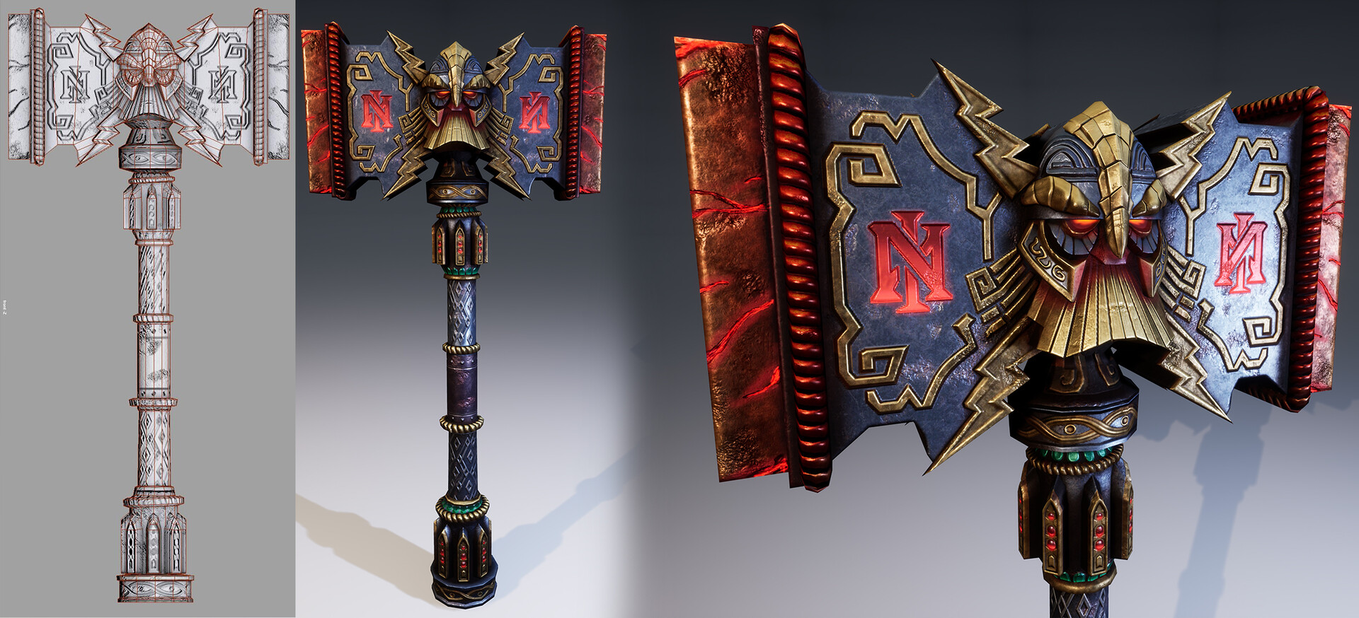 ArtStation - Weapon practice