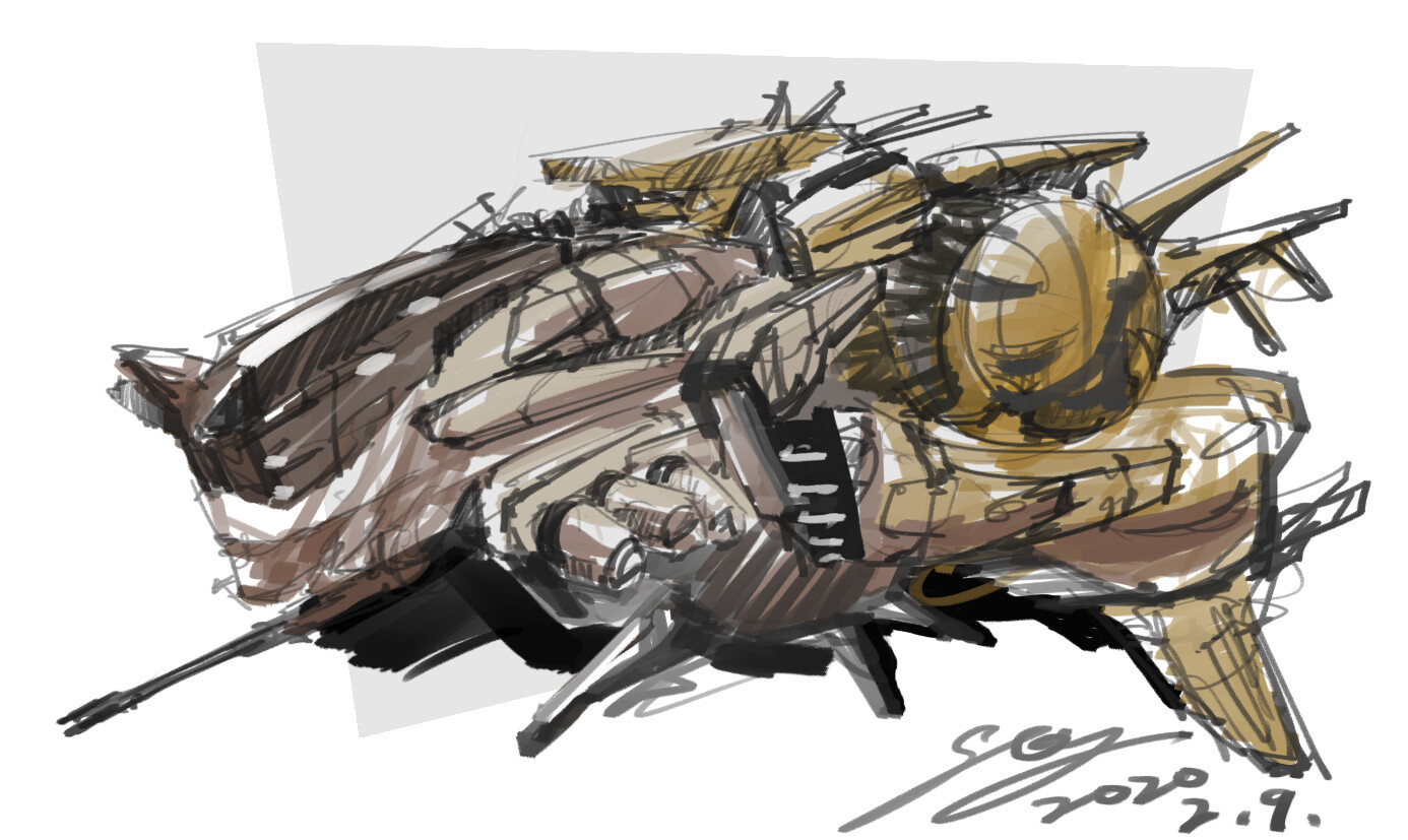 ArtStation - Mechanic Concept Art 20200209