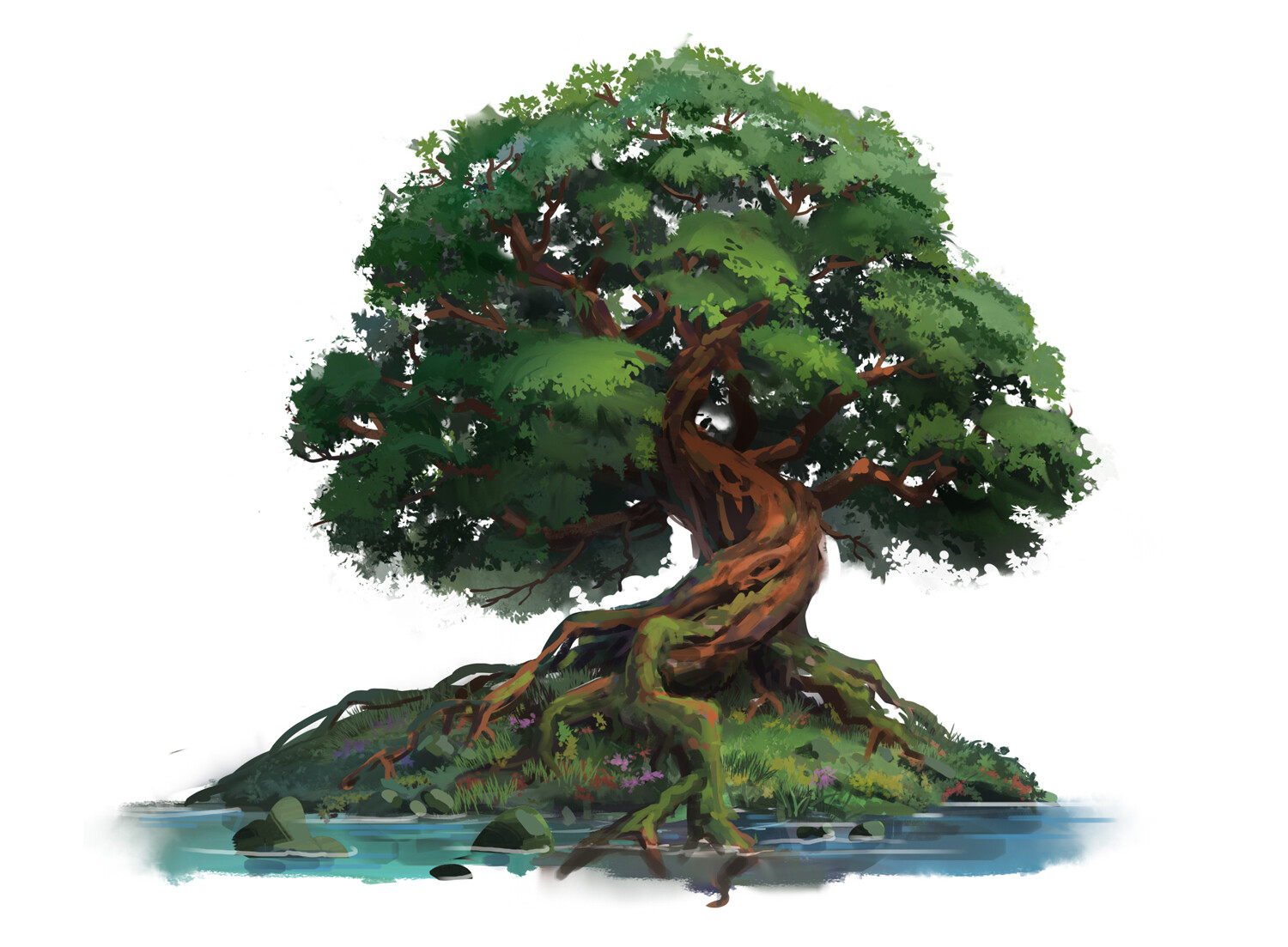 ArtStation - Tree practice
