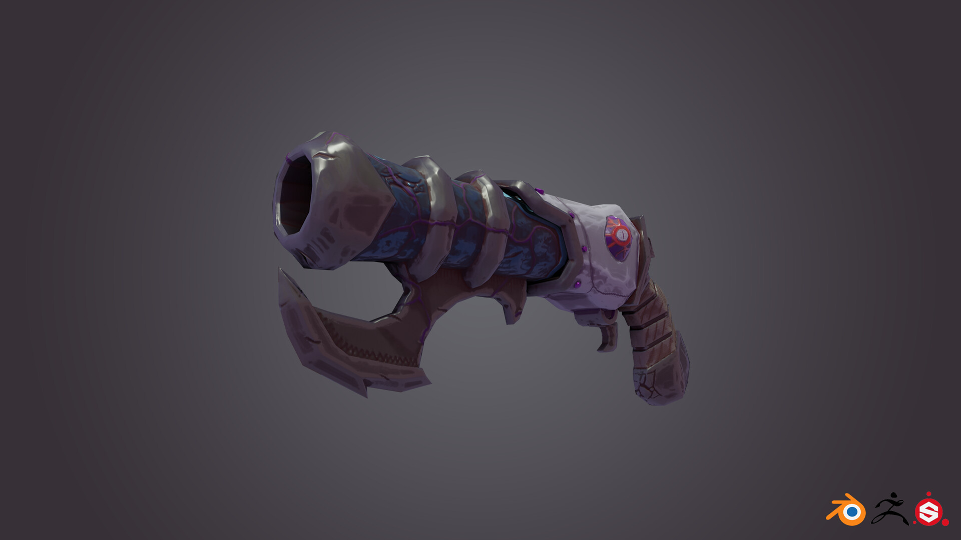 ArtStation - *Eyevil* Pistol