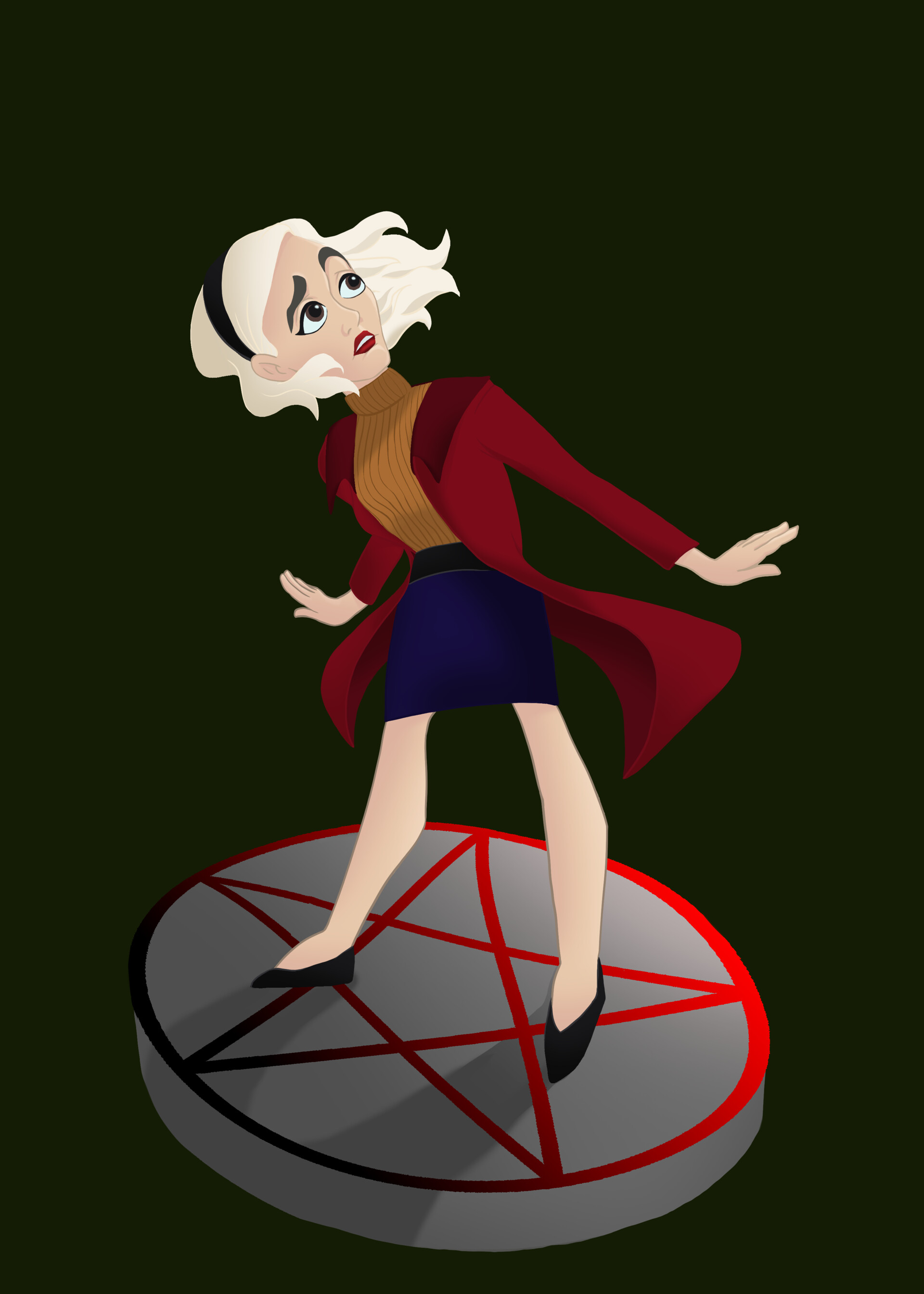 ArtStation - Disney Infinity Style- Sabrina Spellman