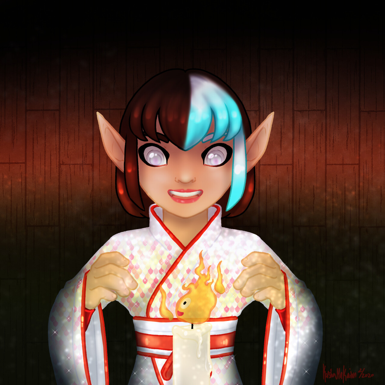 ArtStation - Playing with fire