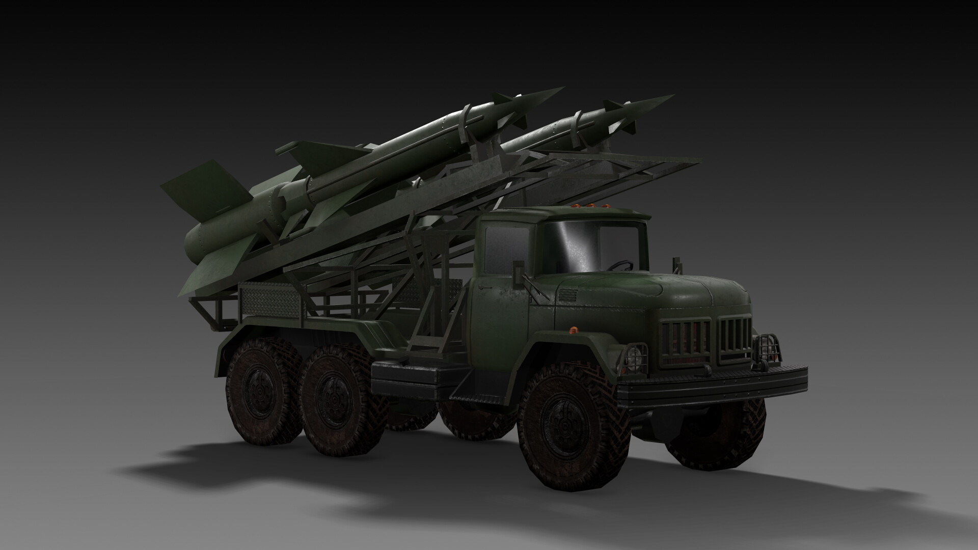 ArtStation - SA-3 S-125 Neva Pechora Missile Truck