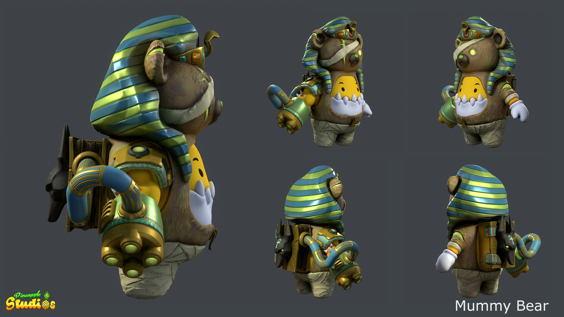 ArtStation - The Mummy Bear onesie suit/costume/skin