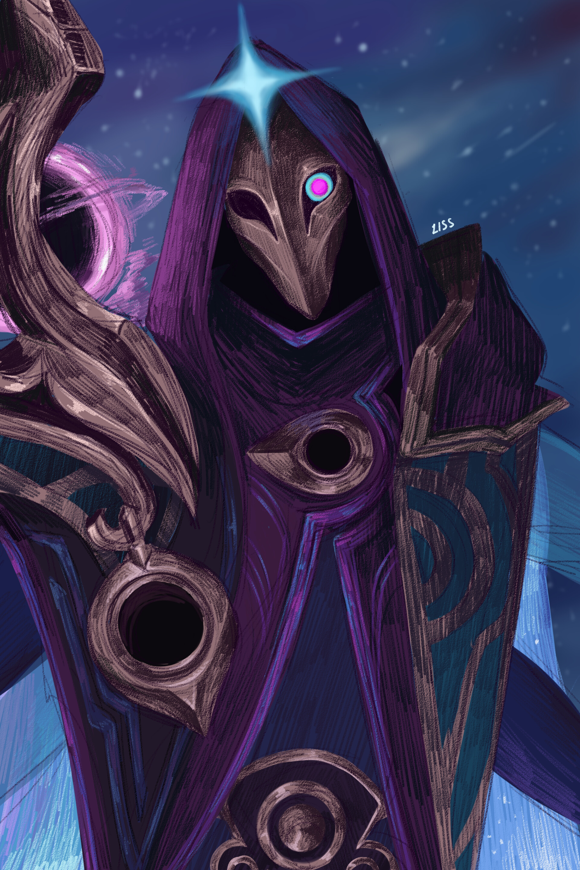 ArtStation - Dark Cosmic Jhin.