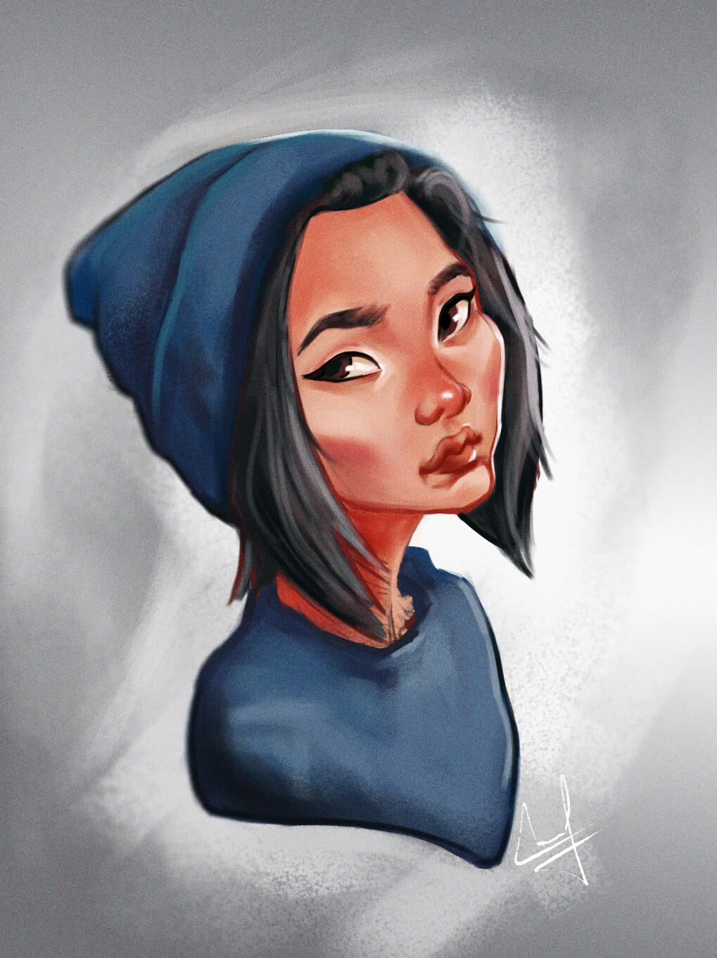 ArtStation - Stylised portrait practice