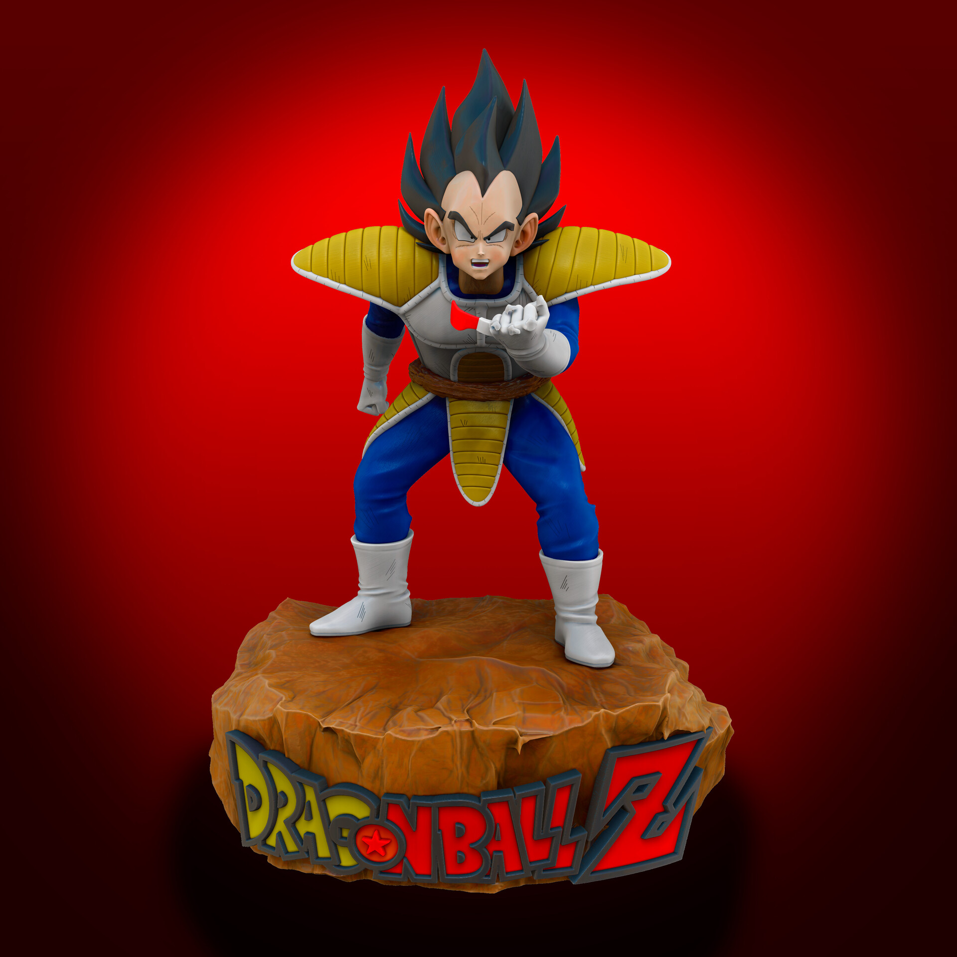 ArtStation - Dragon Ball -- Vegeta -- It's over 8000!!!