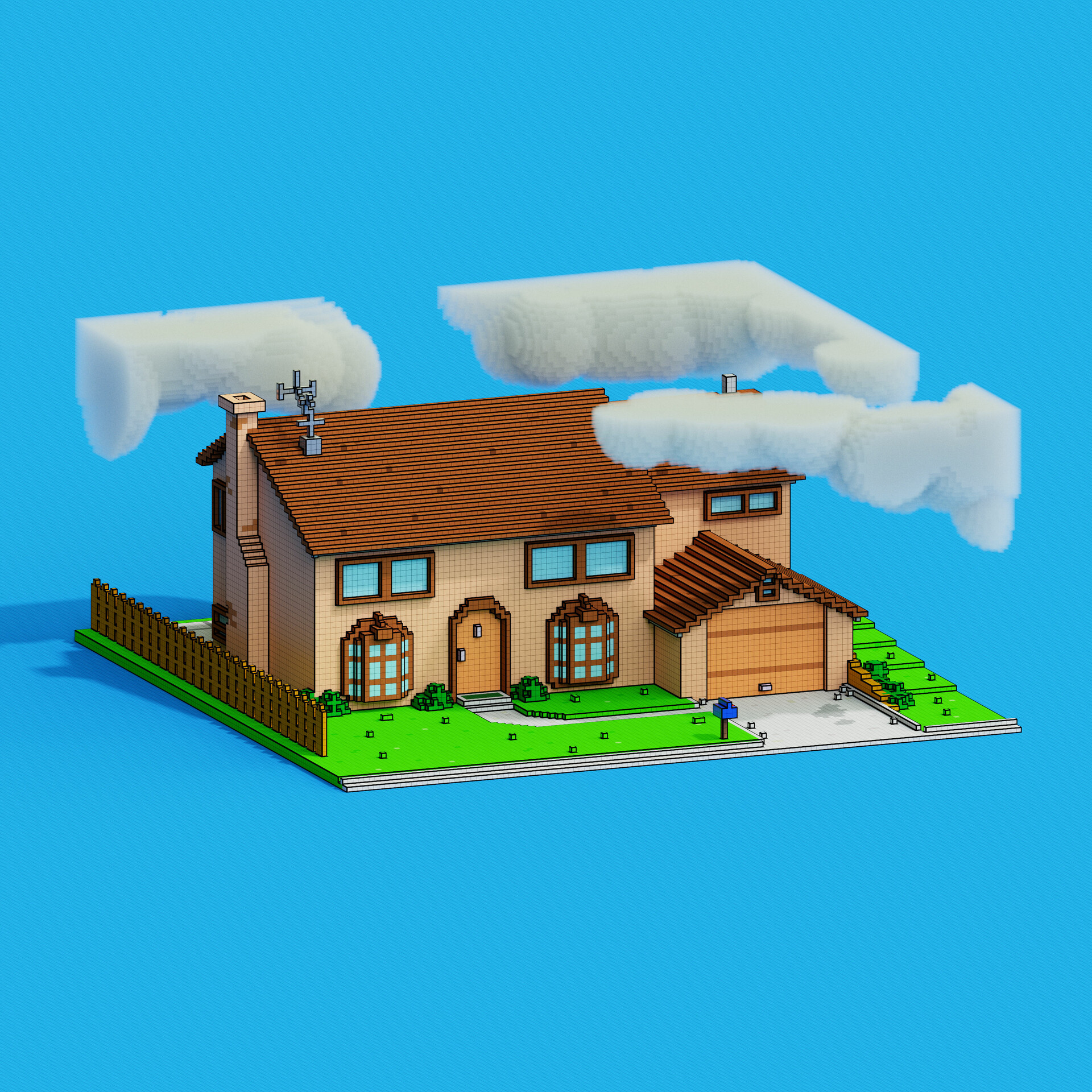 ArtStation - The Simpsons House