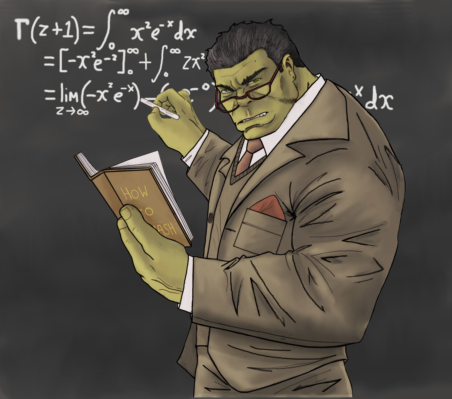 ArtStation - Professor Hulk