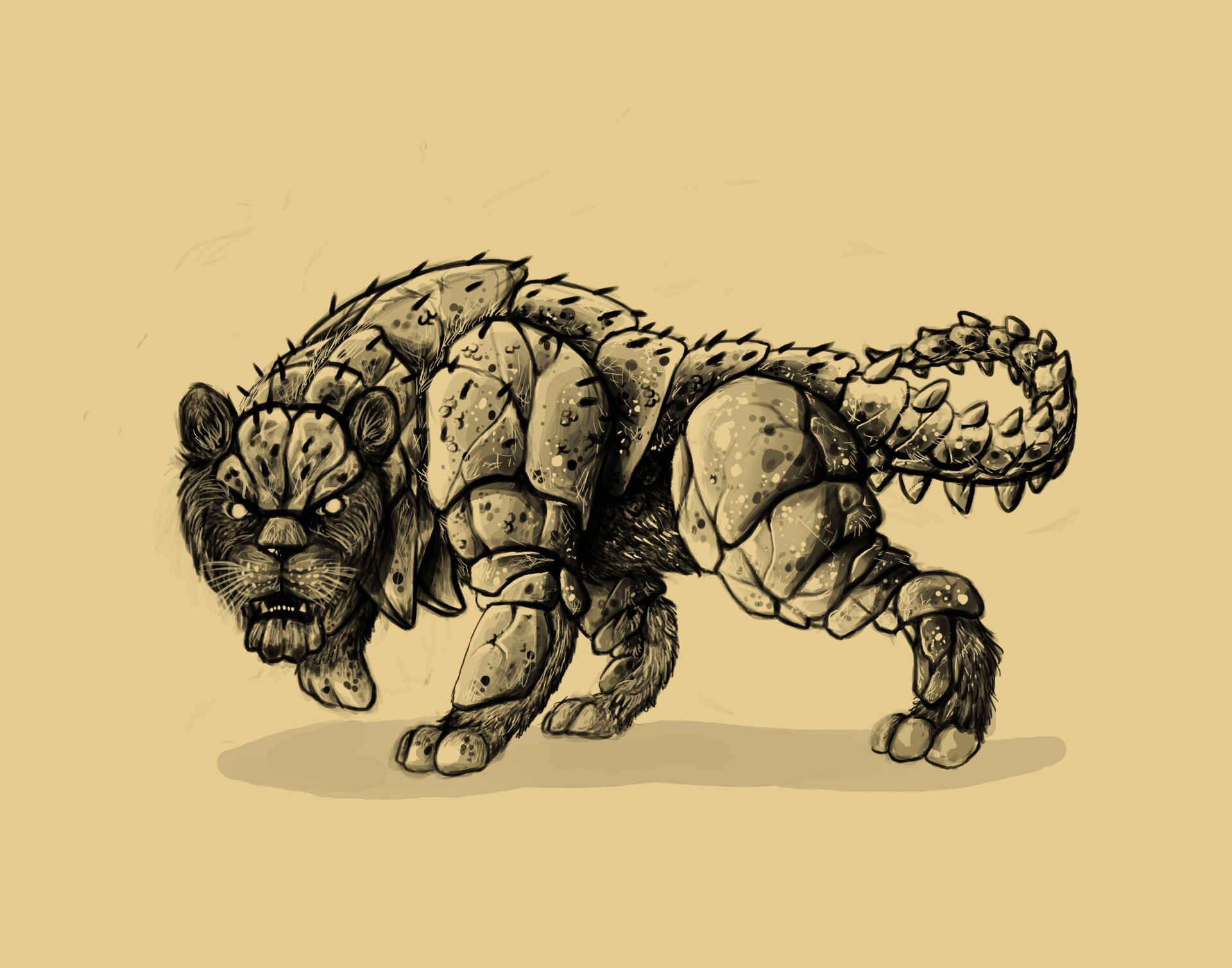 ArtStation - Battle Cat - Concept Sketch