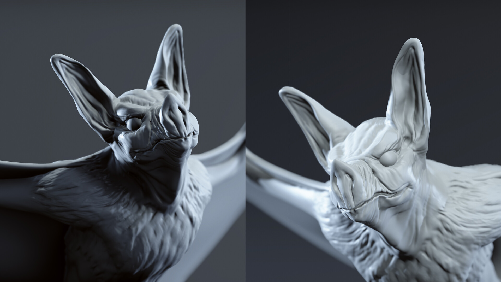 ArtStation - Spectral Bat Sculpt