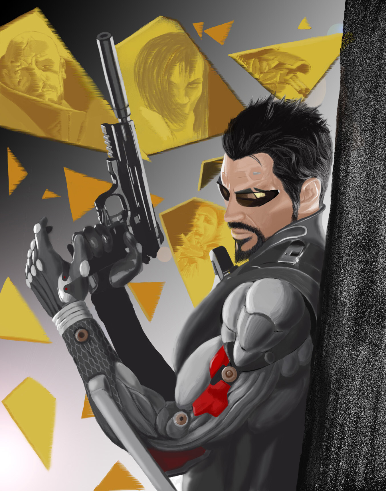 ArtStation - Adam Jensen from Deus Ex