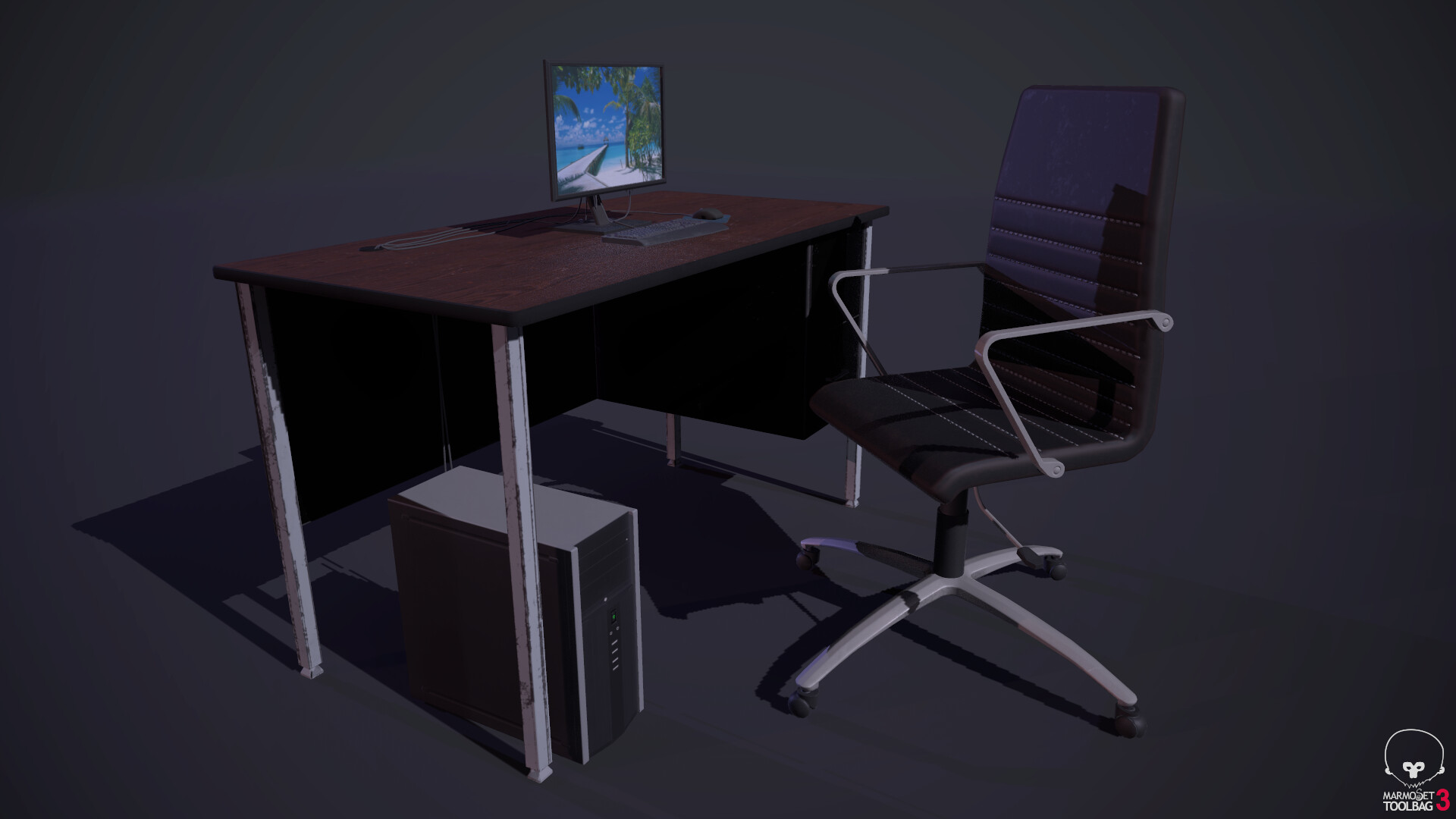 ArtStation - Computer Desk