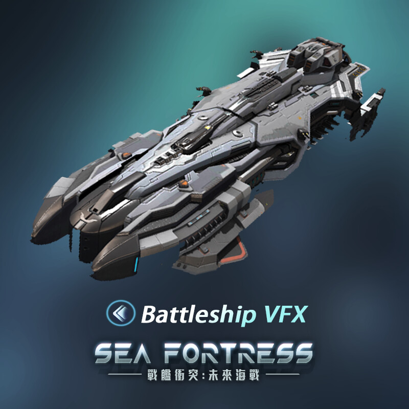 ArtStation - SEA FORTRESS -battle ship VFX
