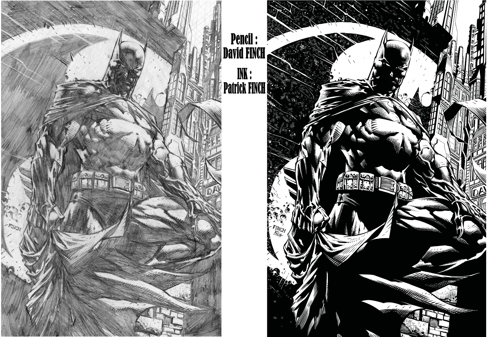 Patrick FINCH - The Dark Knight - Batman Inks