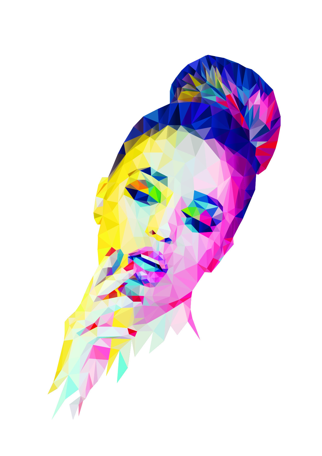 ArtStation - Lady in triangles