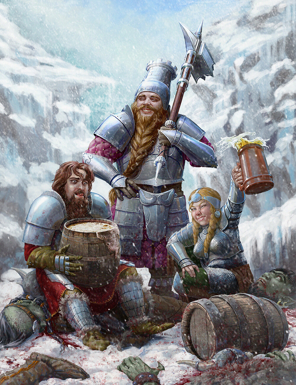 ArtStation - Dwarves (Threads of Fate game art)