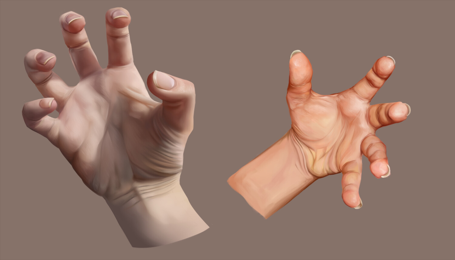 ArtStation - Hand studies