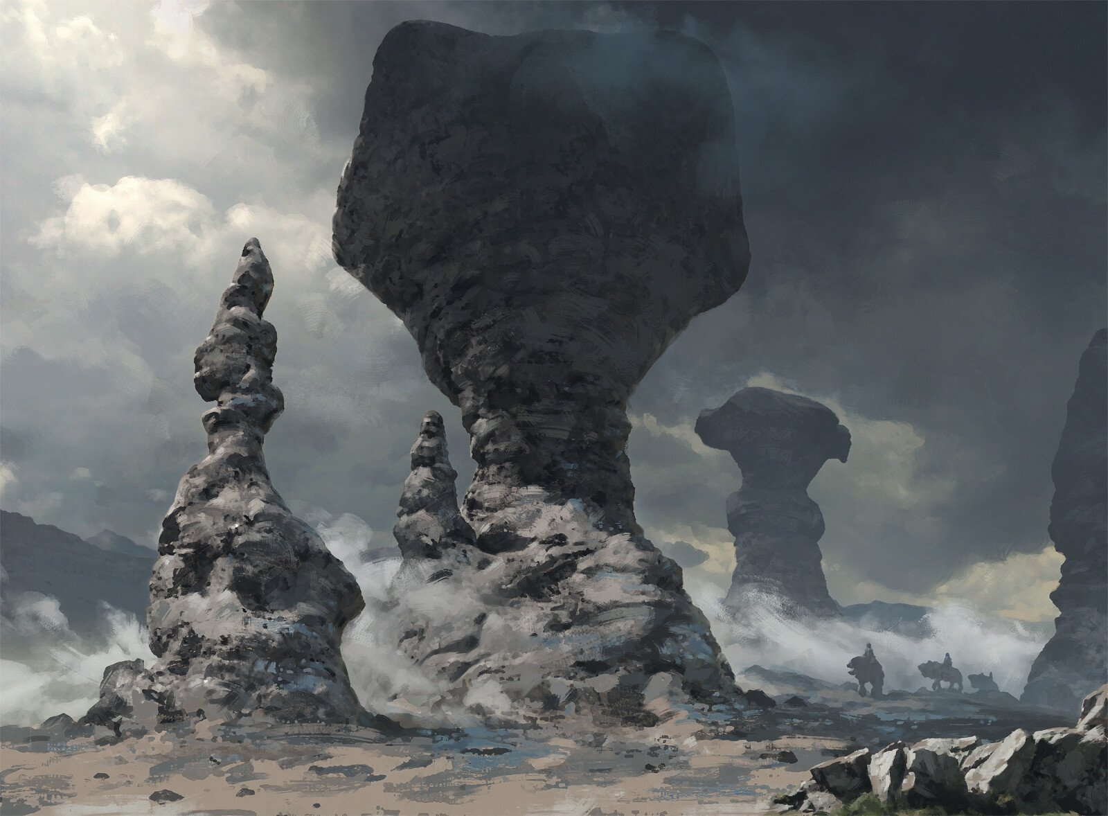 ArtStation - Alien landscape