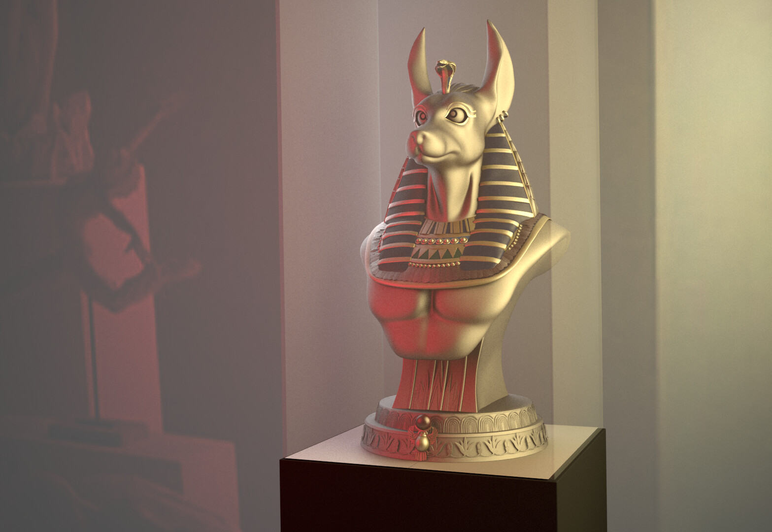 ArtStation - Anubis Statue