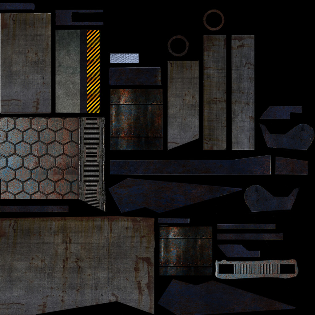 Sci Fi Building Texture Map