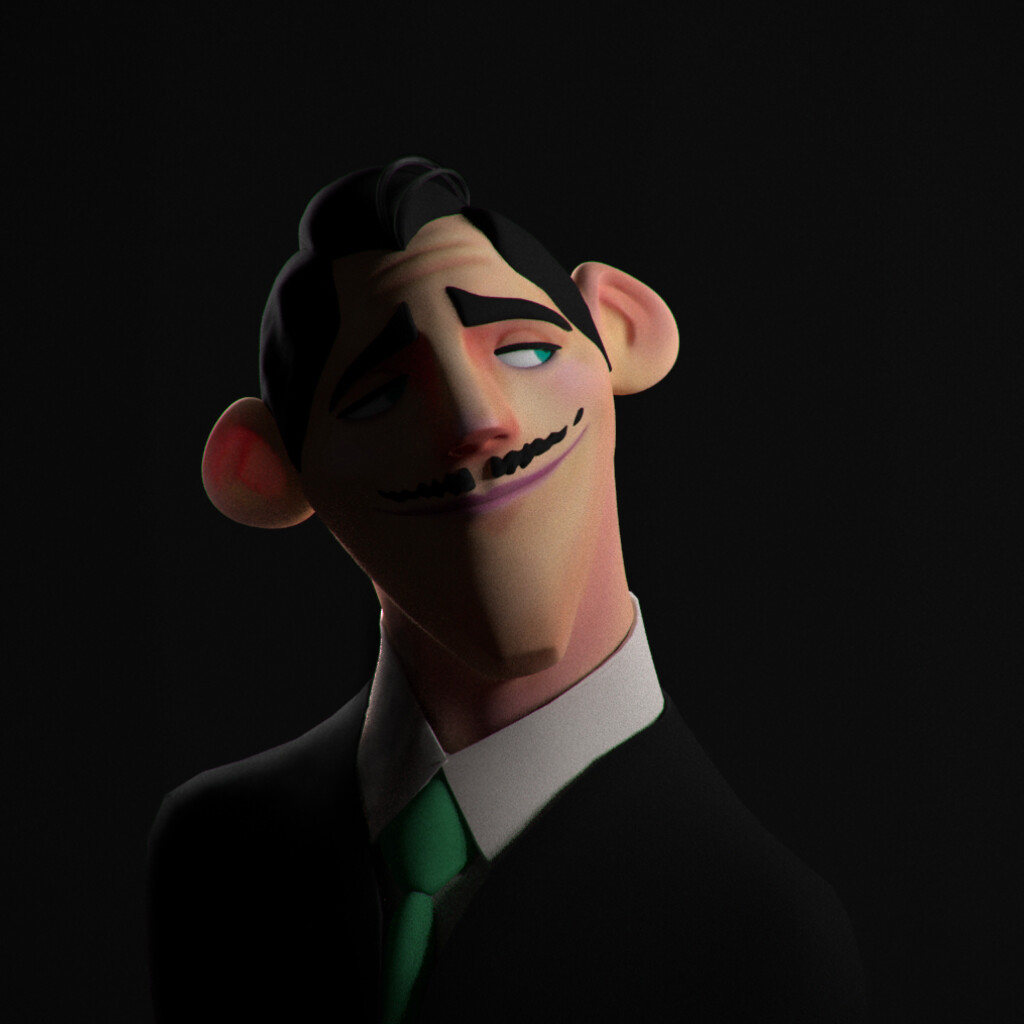 ArtStation - Italian guy bust