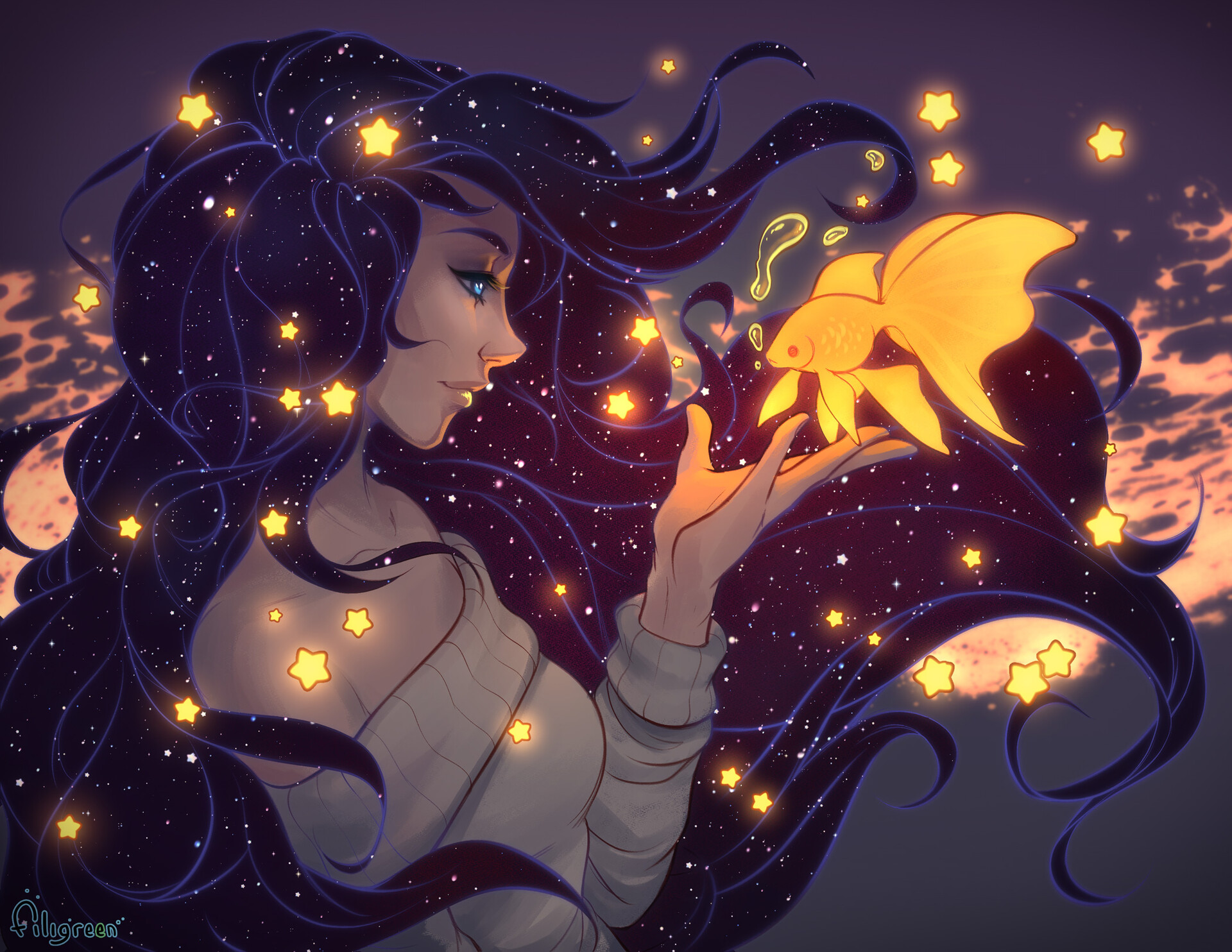 ArtStation - Galaxies For Qinni