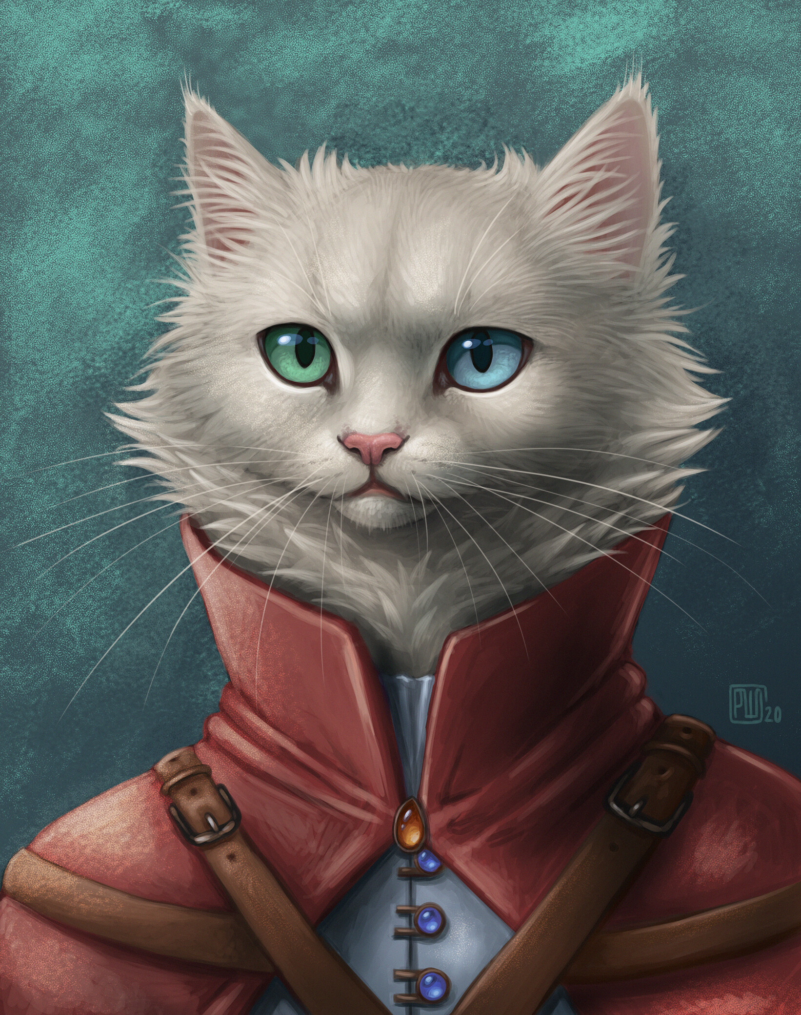 ArtStation - White Cat