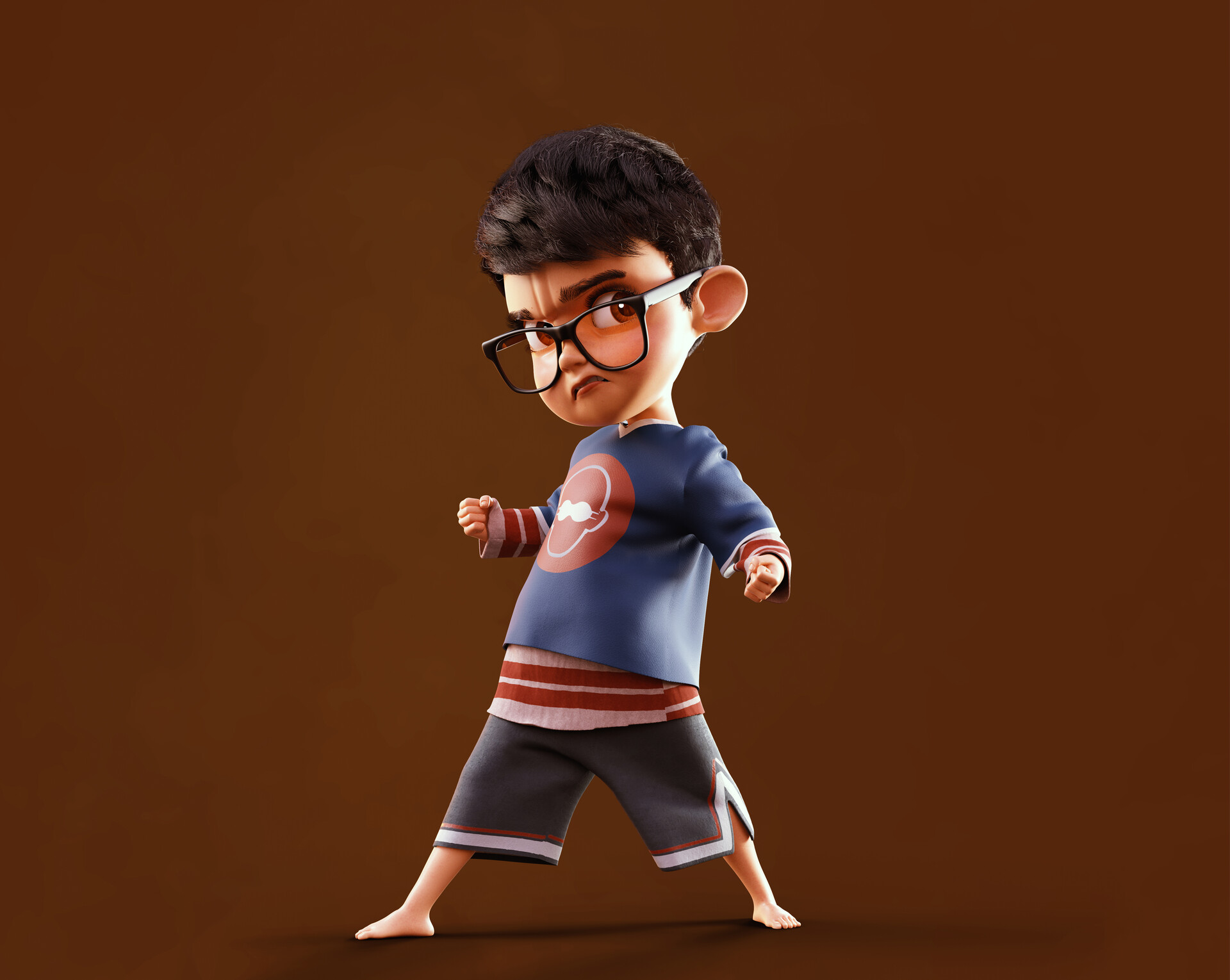 ArtStation - Edi r Cartoon Boy Rigged