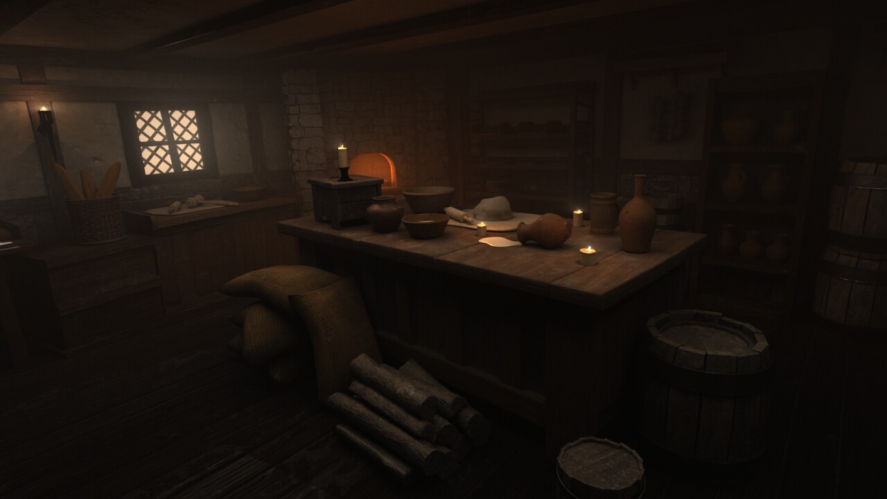ArtStation - Medieval age : Bakery