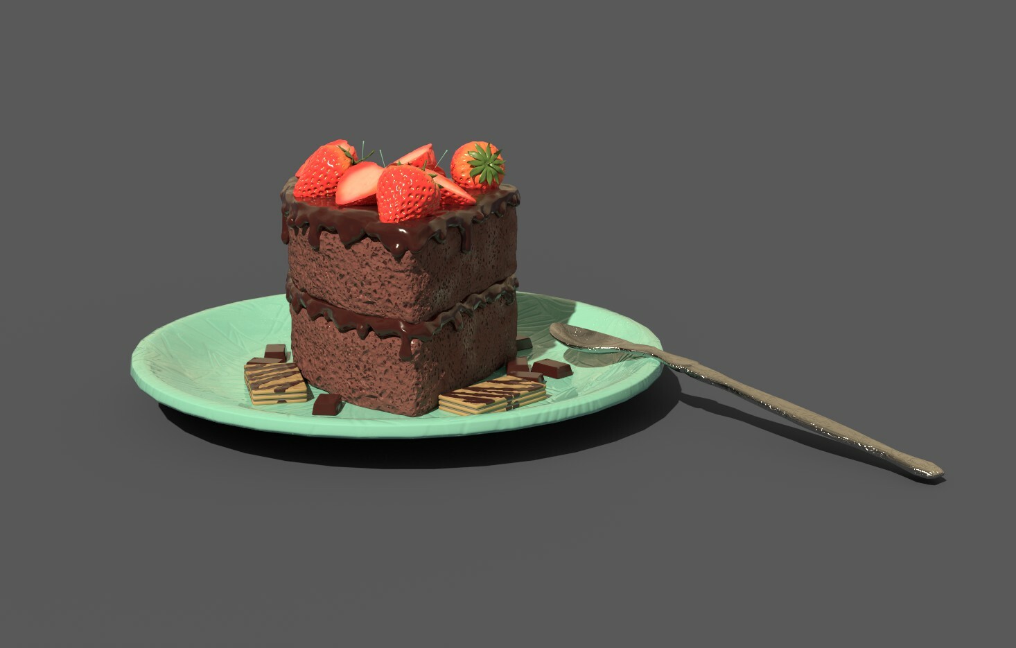 ArtStation - CHOCOLATE CAKE