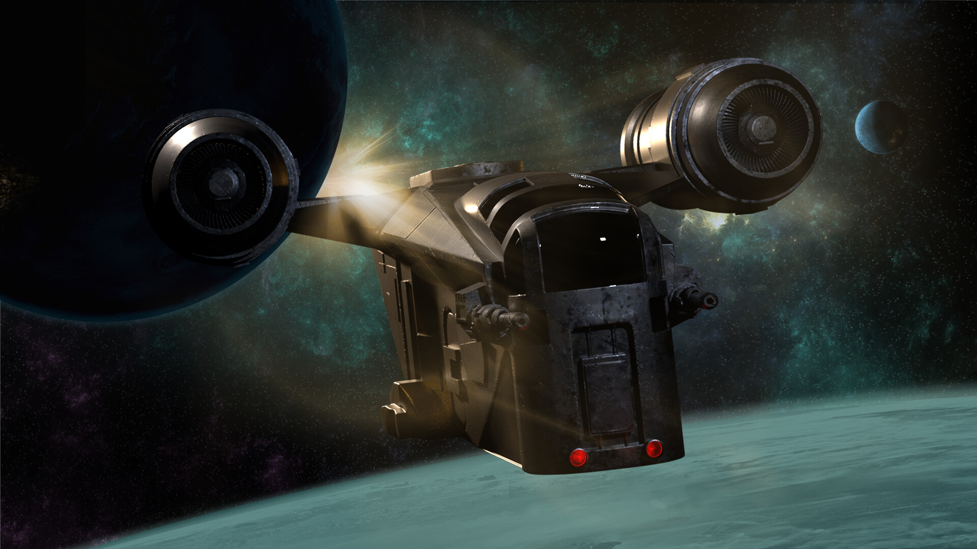 ArtStation - Spaceship - The razor crest