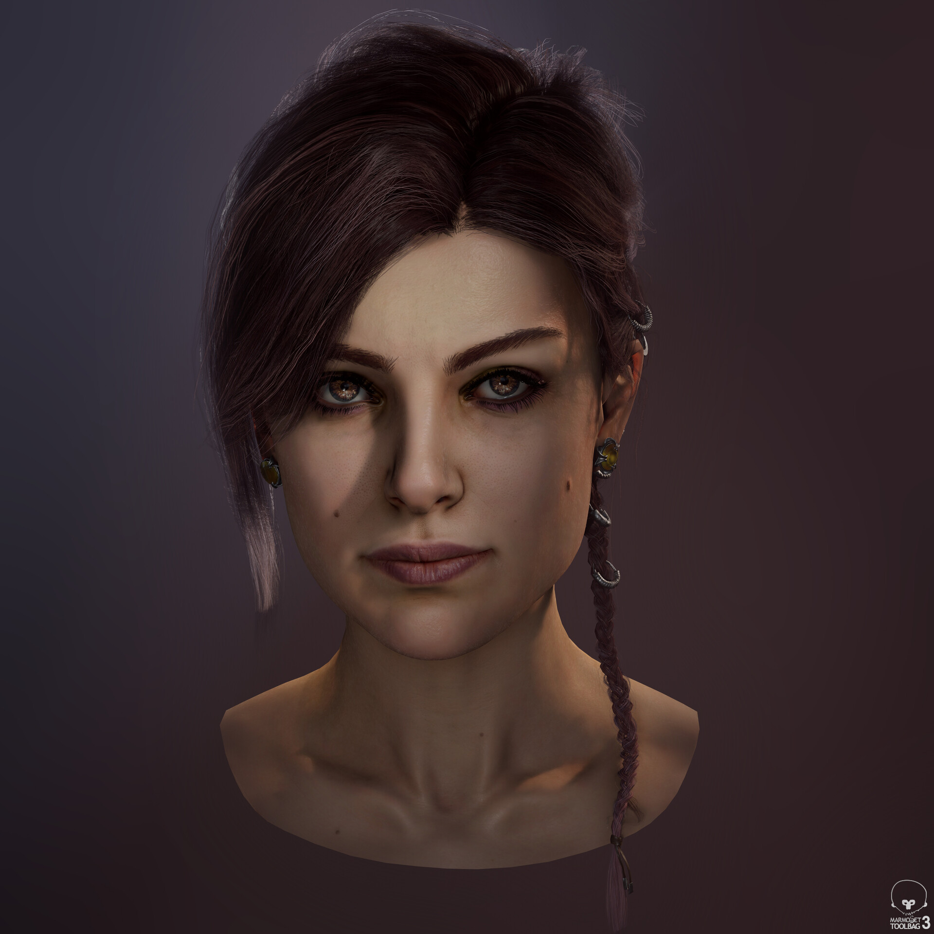 ArtStation - Morrigan - real time head