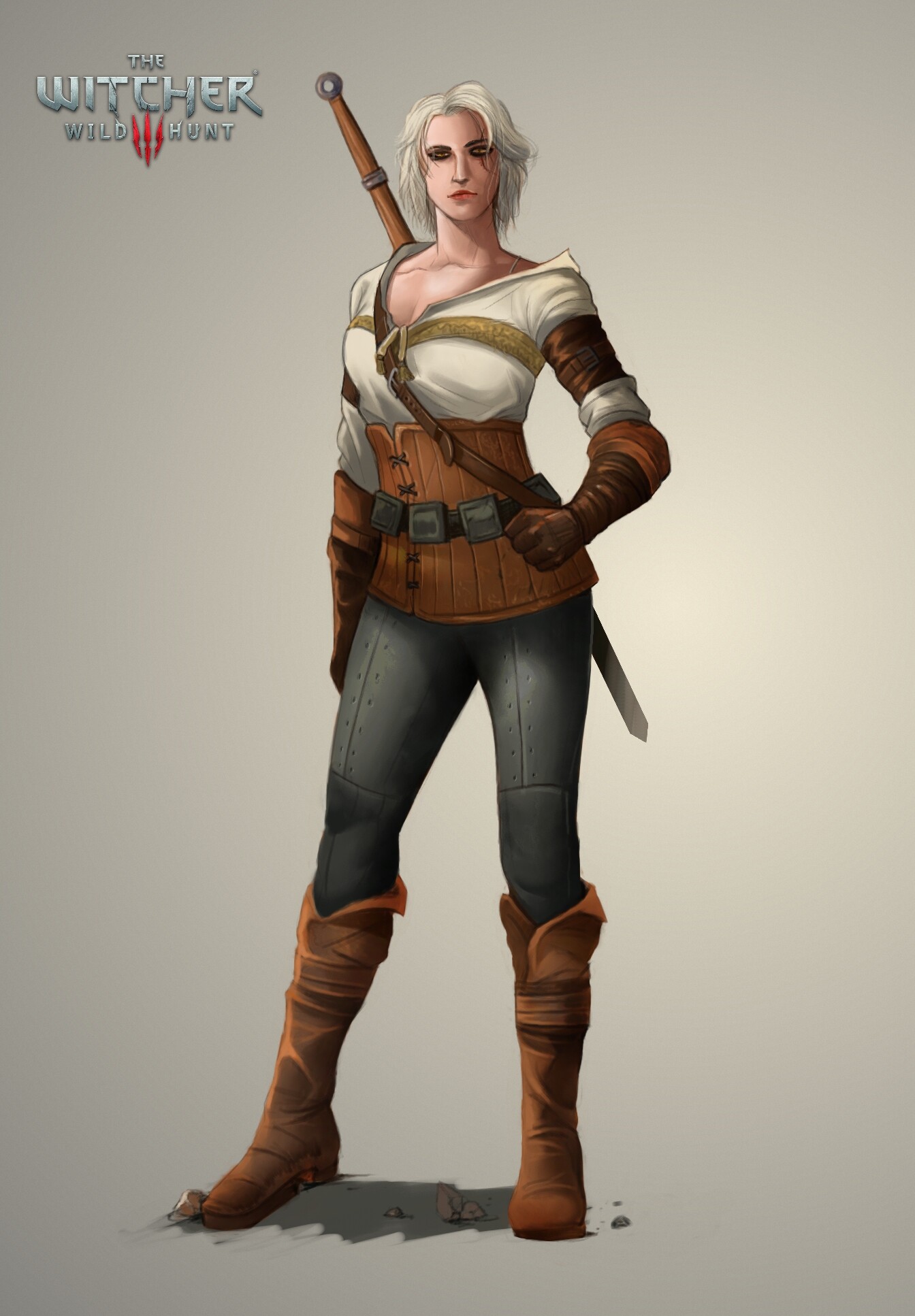 ArtStation - WITCHER 3 : Cirilla Fiona Elen Riannon (CIRI) Fan Art