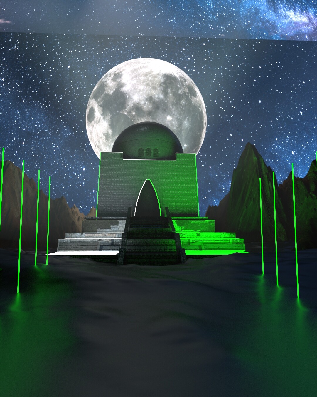 ArtStation - Quaid Monument.