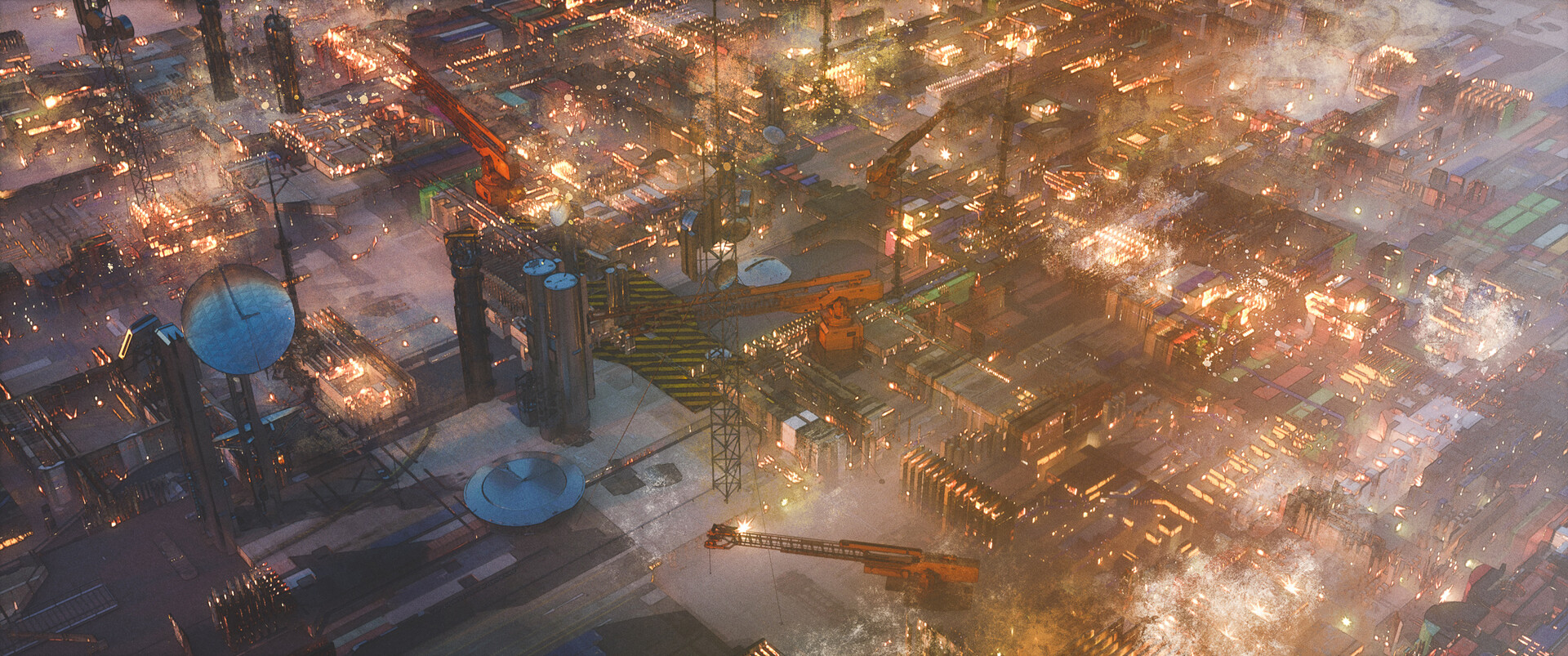 ArtStation - Sci-Fi Industrial Complex