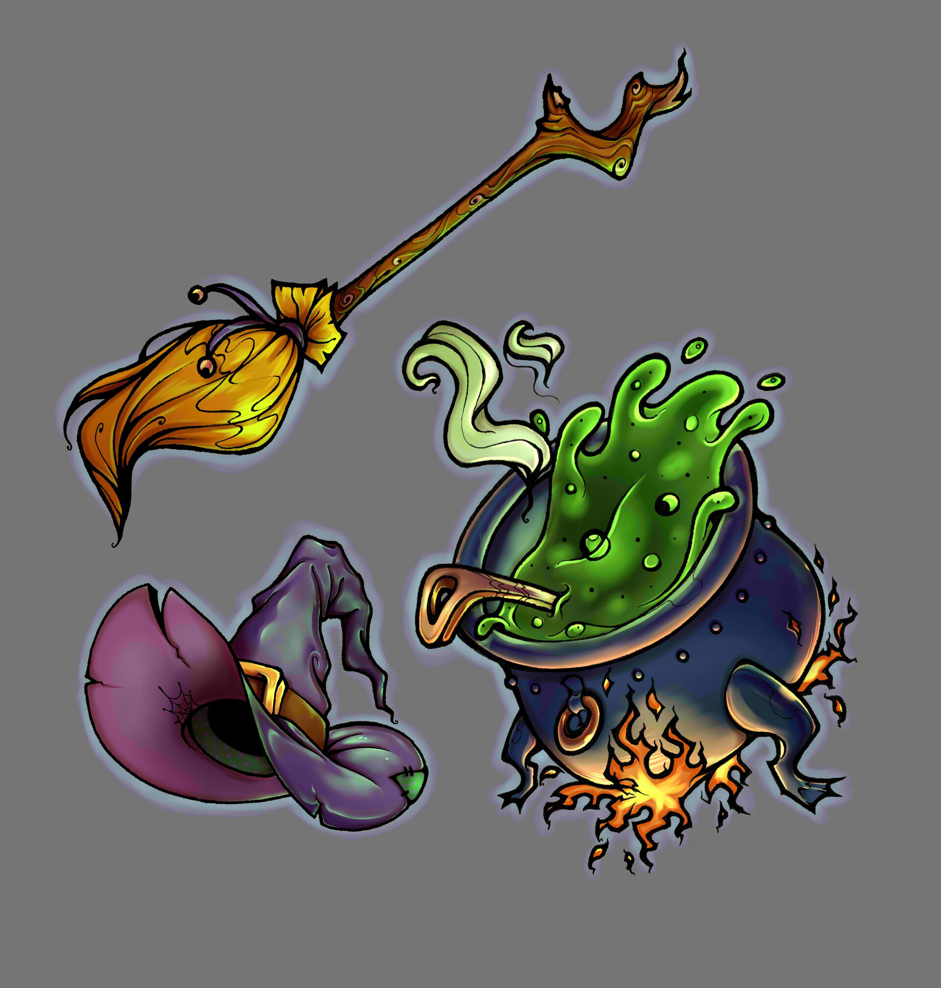 ArtStation - witch set