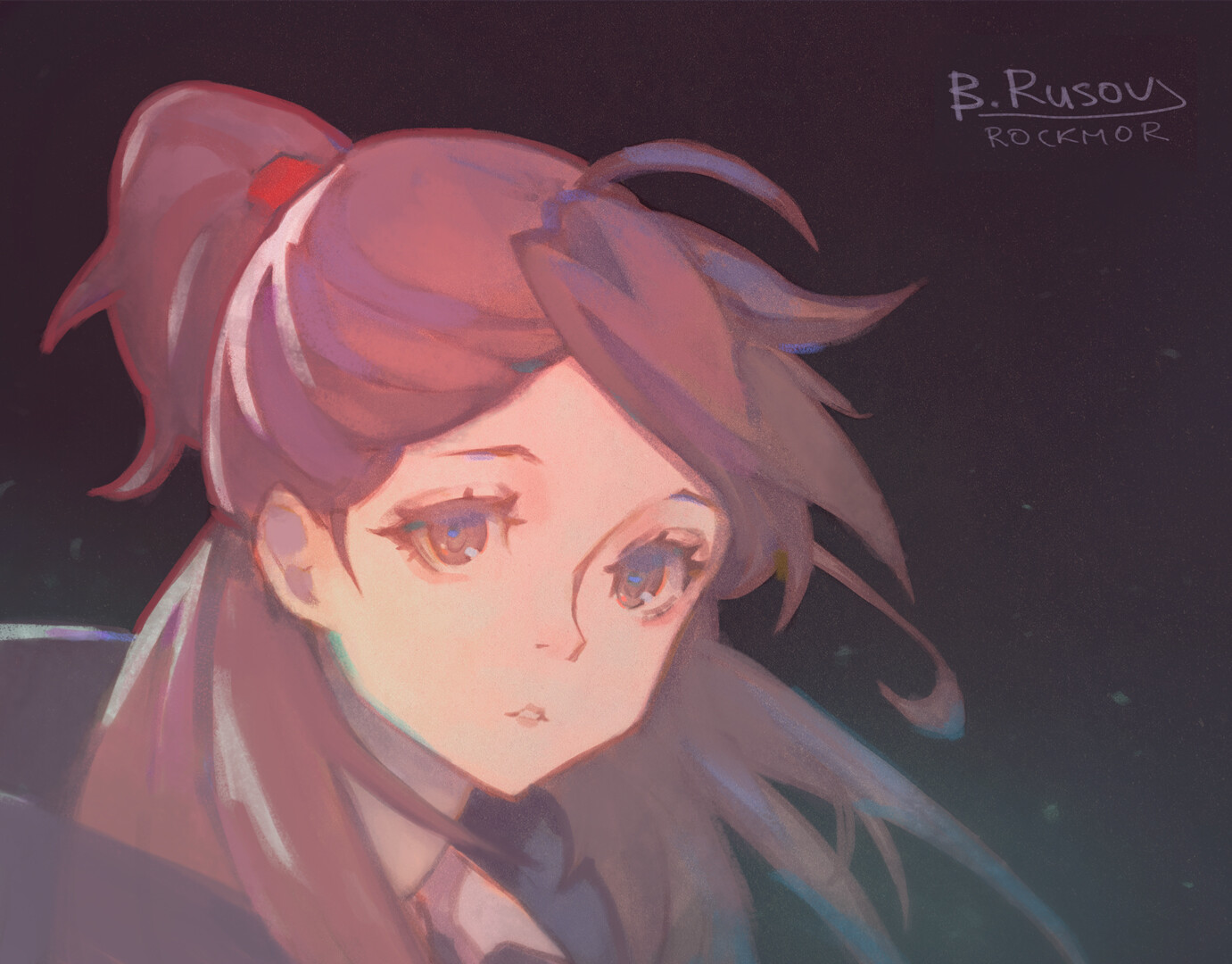 ArtStation - daily sketch 016 - akko