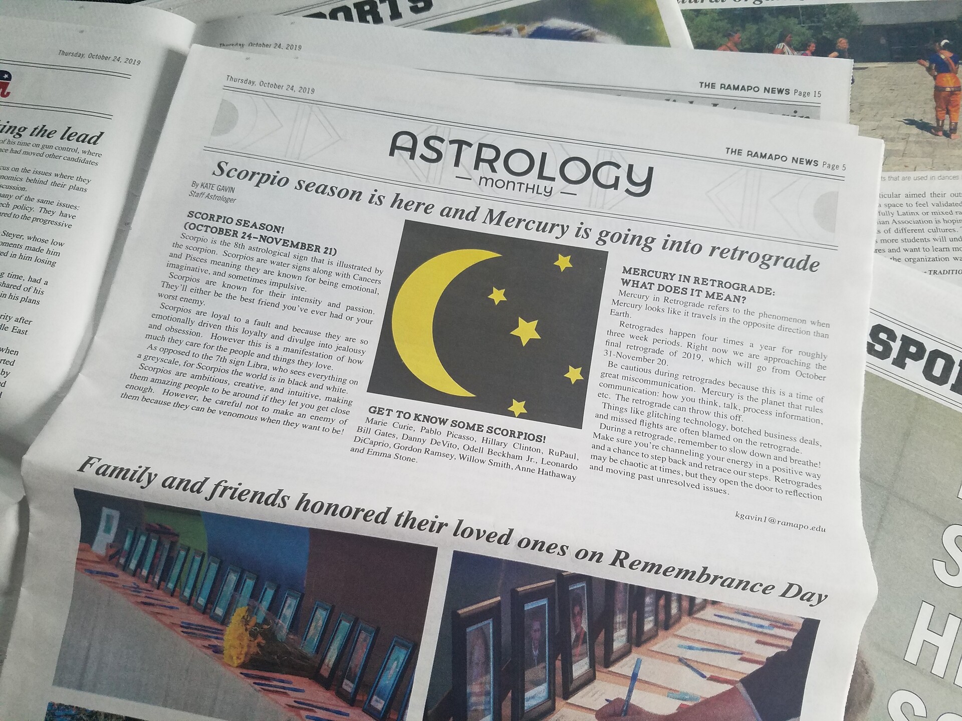 David Pisano - Chief Creative Director of the Ramapo News