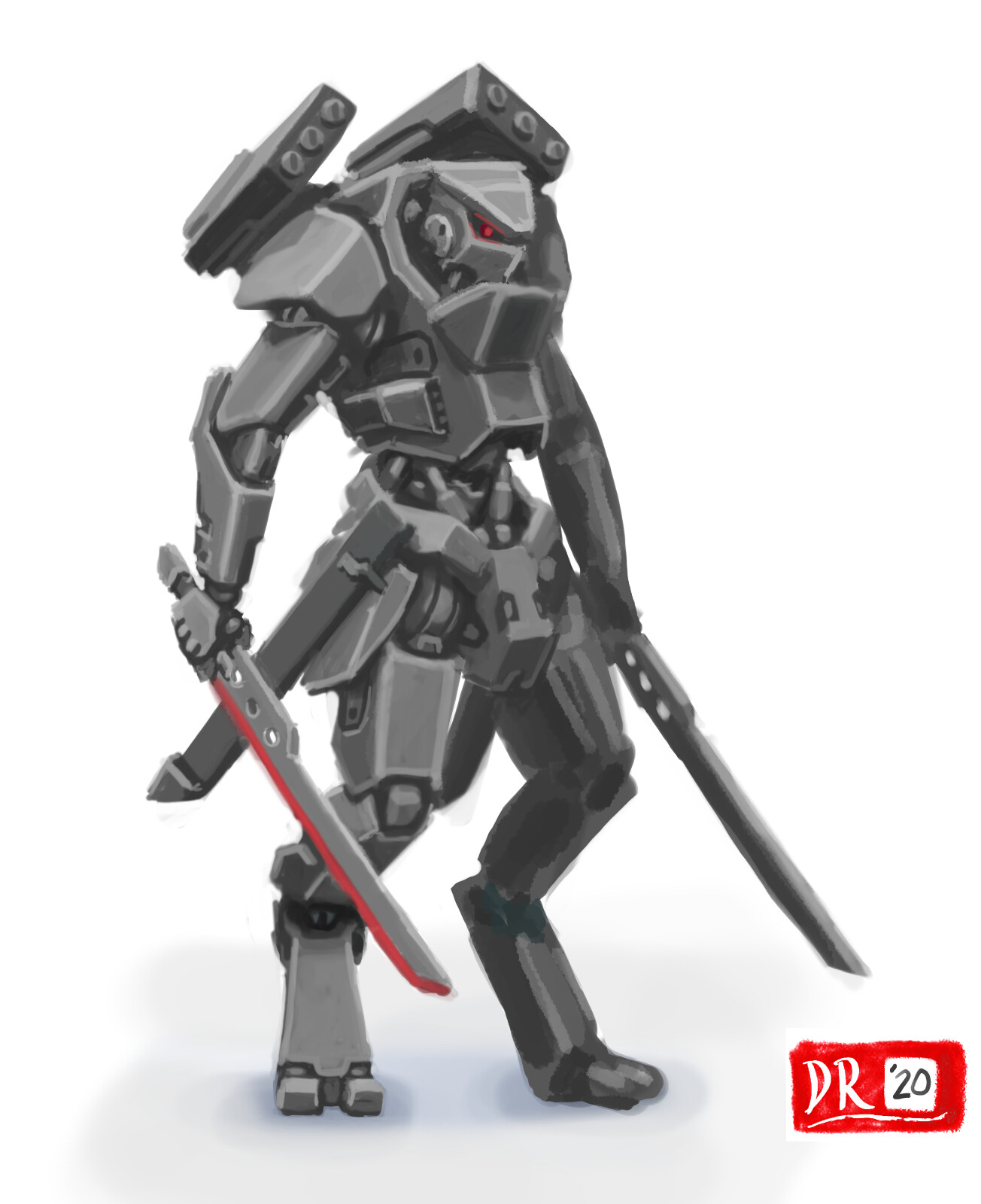 ArtStation - 2020/02/01 Combat Mech